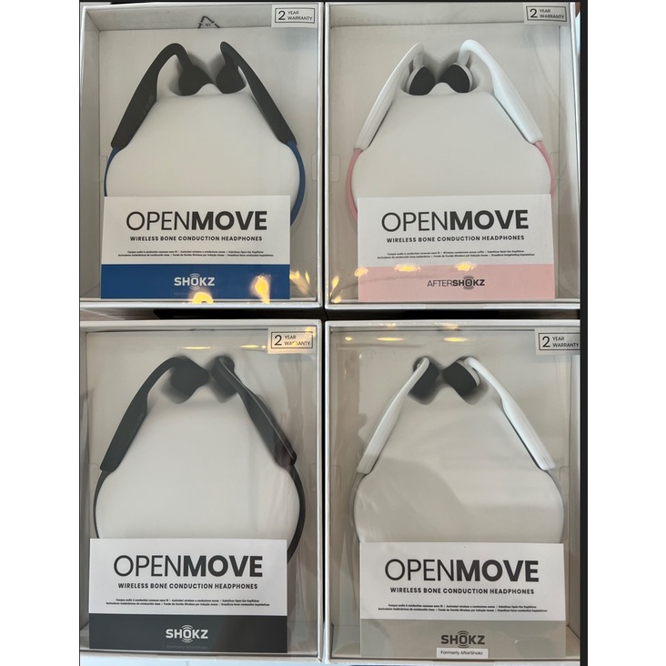 SHOKZ OPENMOVE BONE CONDUCTION OPEN-EAR LIFESTYLE/SPORT HEADPHONES ...