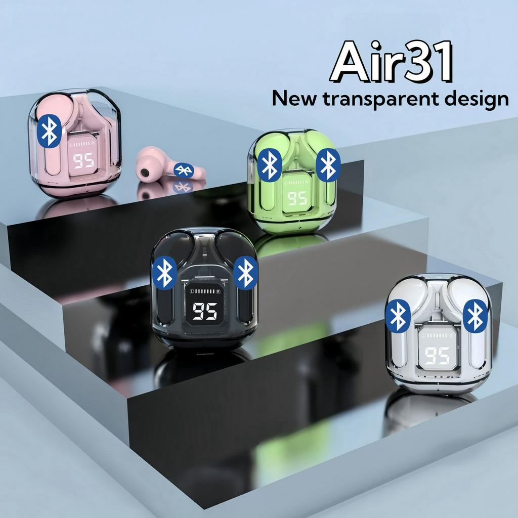 Air31 Brand New Bluetooth Transparent Noise Reduction In Ear Earphones ...