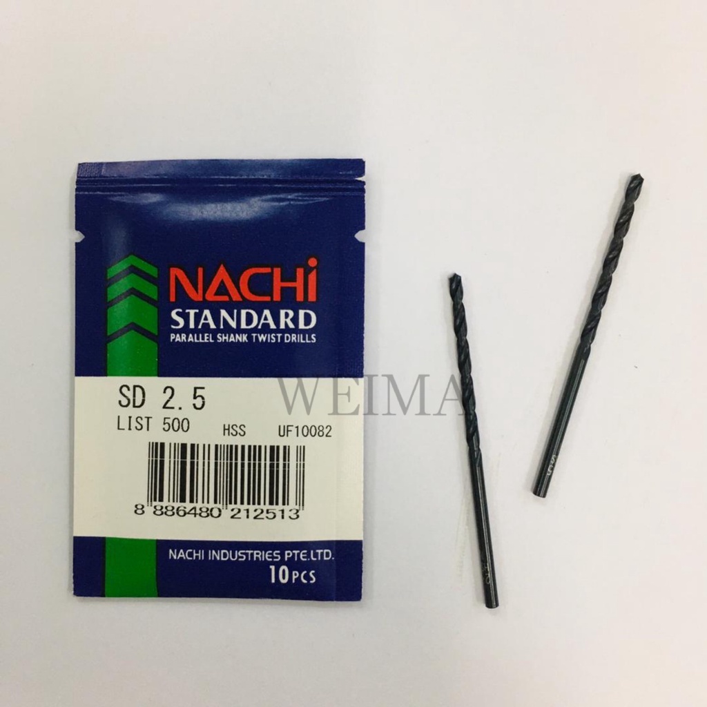 [100% Original] NACHI HSS STANDARD PARALLEL SHANK TWIST DRILL / HSS ...