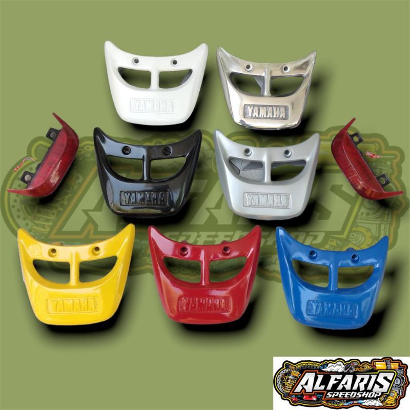 Fiz r Rear Braces yamaha logo fiz r Stirrup Rear Bracket set Stop Lamp ...