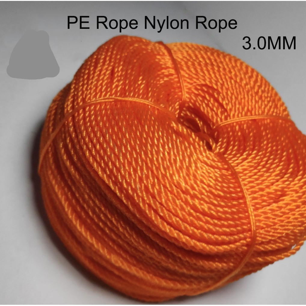 [READY STOCK] PE Rope Nylon Rope Tali Nlyon 尼龙绳 3.0MM | Shopee Malaysia