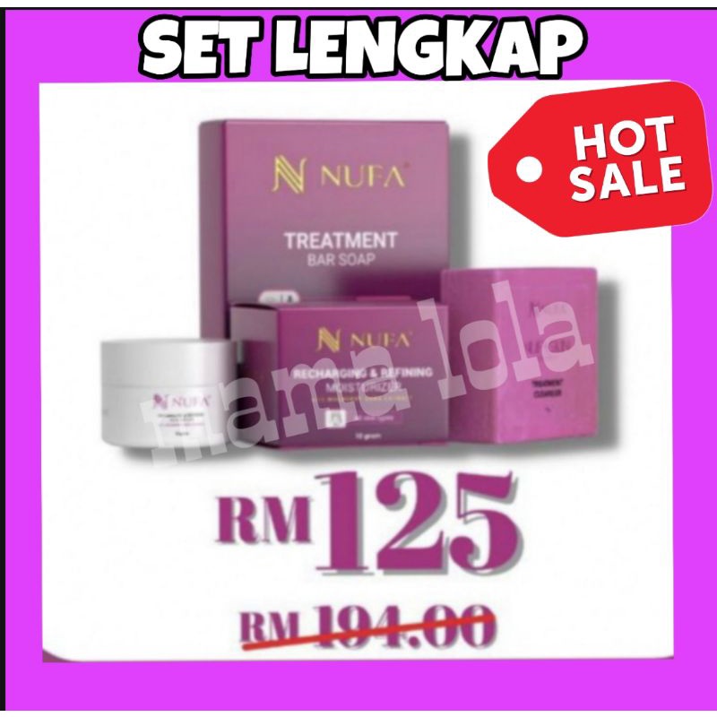 NUFA KRIM SET KOMBO HAPUS JERAGAT ORIGINAL HQ+🎁 | Shopee Malaysia
