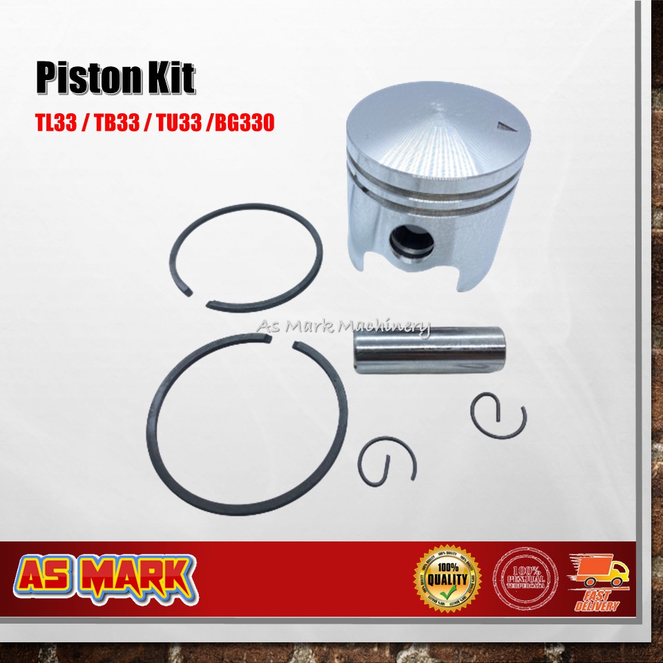 Piston Kit TL33 TB33 TU33 Mesin Rumput 36mm Piston Ring Ogawa | Shopee ...