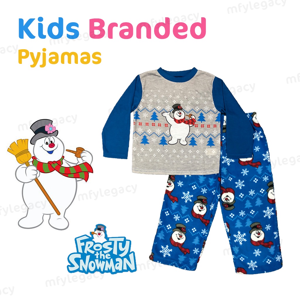🎀READY STOCK🎀 Pyjamas Frosty The Snowman Brand/ Baju Tidur Budak ...