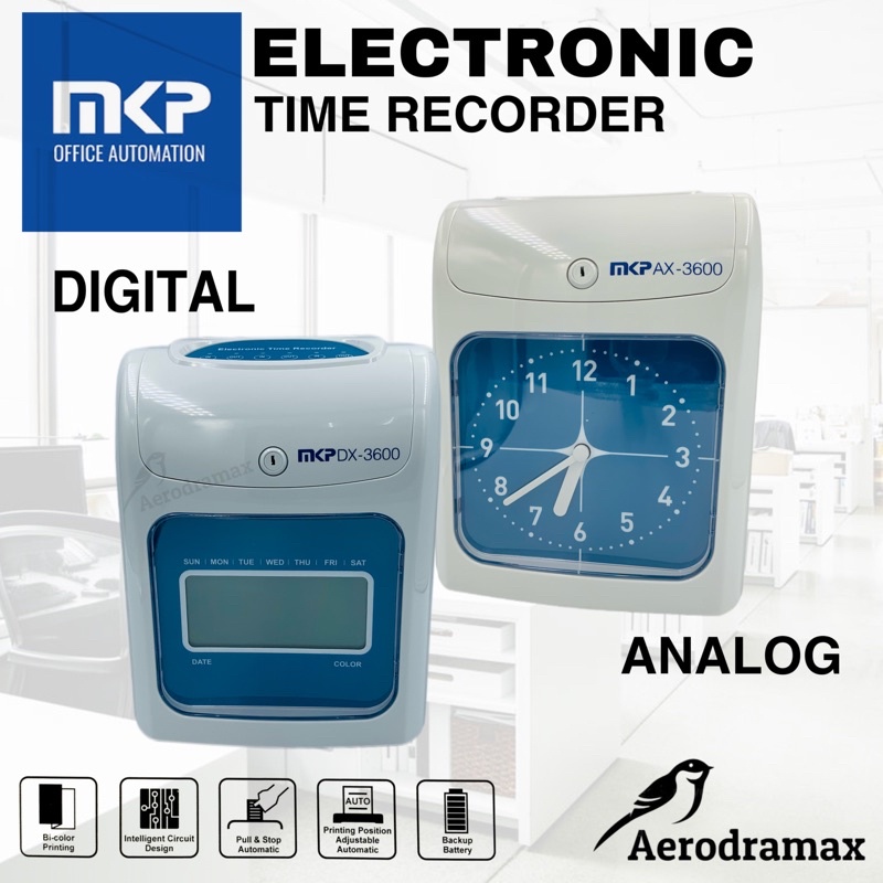 MKP ELECTRONIC PUNCH CARD MACHINE | Shopee Malaysia