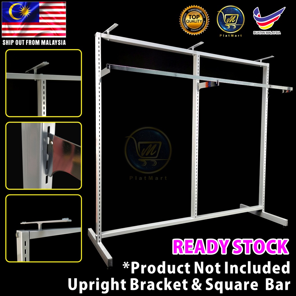 PlatMart - [READY STOCK] Two Way Multipurpose Rack (AA Upright Bar Rack ...