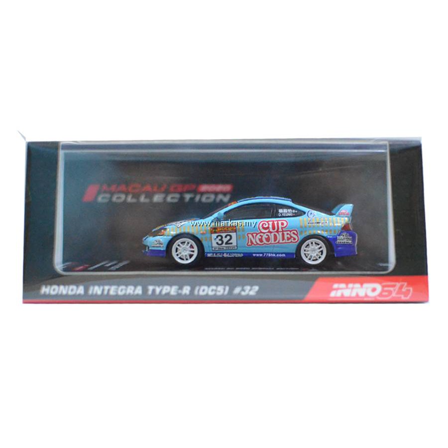INNO MODELS INNO64 1/64 HONDA INTEGRA TYPE-R DC5 #32 CUP NOODLES MACAU ...
