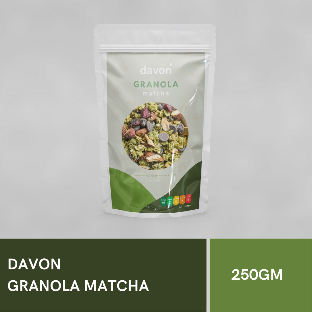 Davon Granola - Matcha 250gm | Shopee Malaysia