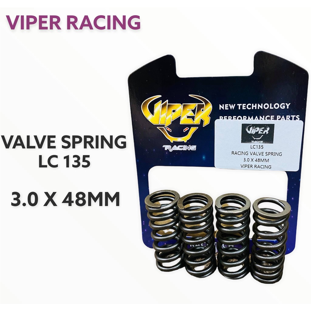 RACING OVAL VALVE SPRING LC135 135LC LC 135 ( 3.0 X 48MM ) VIPER ESPADA ...