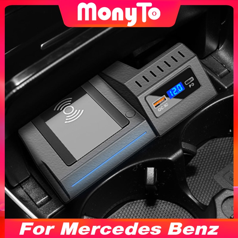 QI Car Wireless Charger 15W Fast charging Phone Holder ,Center console ...