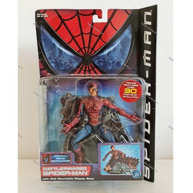 Toybiz Toys Spider-Man Battle Ravaged Spider-Man Action Figure (RARE ...