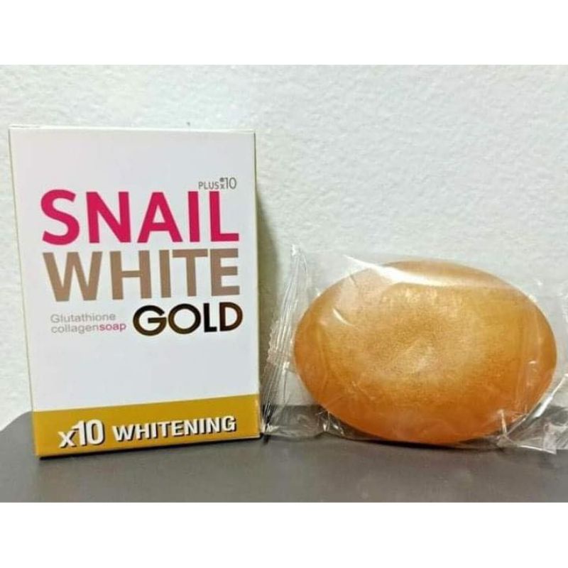 Sabun Putih Thailand Snail White Emas Gold Soap AHA Alpha Arbutin Skin ...