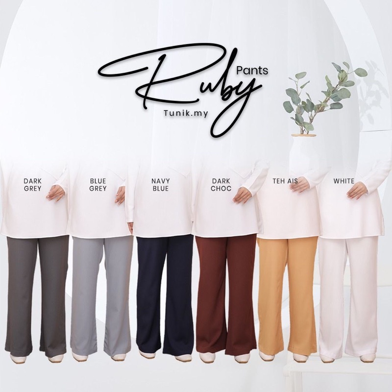 RUBY PANTS by TUNIK.MY | Shopee Malaysia