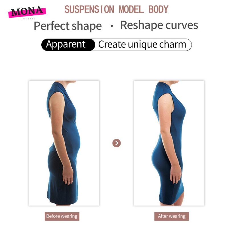 Mona Corset Slimming Bodysuit Shapewear Full Body Slimming Plus Size ...