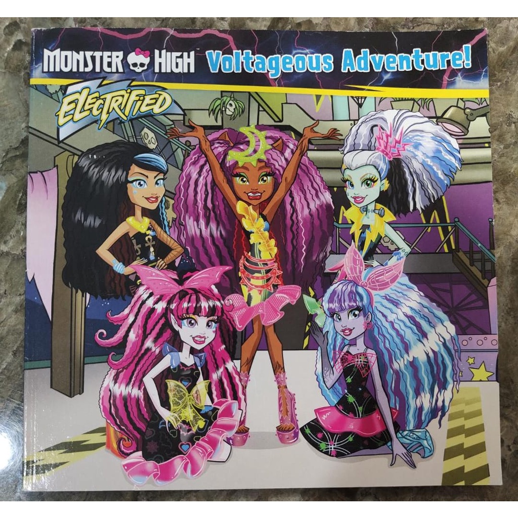 Children Story Book ~ Monster High / Electrified / Voltageous Adventure ...