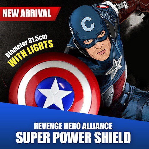 IMP HOUSE [Kids Toy] Marvel Avengers Captain America Shield (with ...