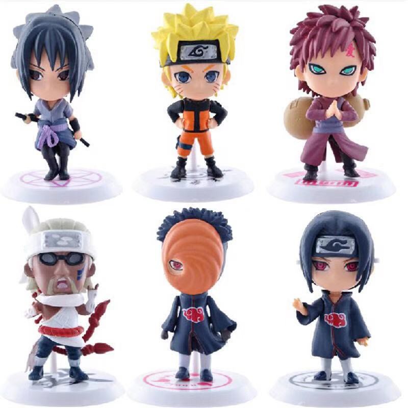 Naruto Shippuden Akatsuki Mini Figure Toys Dolls Model Collectable ...
