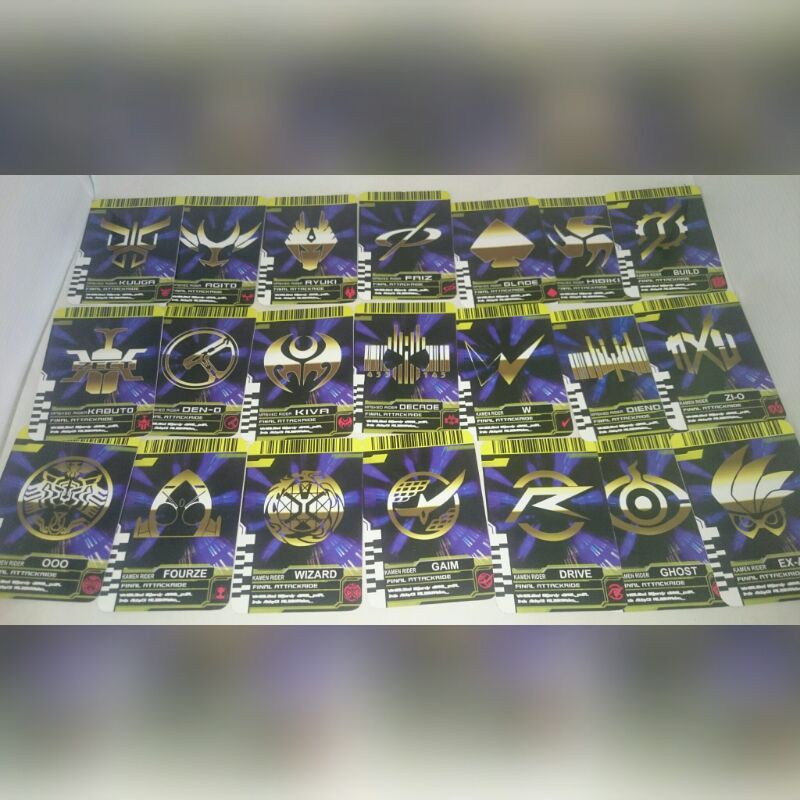 Complete Kamen Rider Decade Final Attack Ride Card | Shopee Malaysia