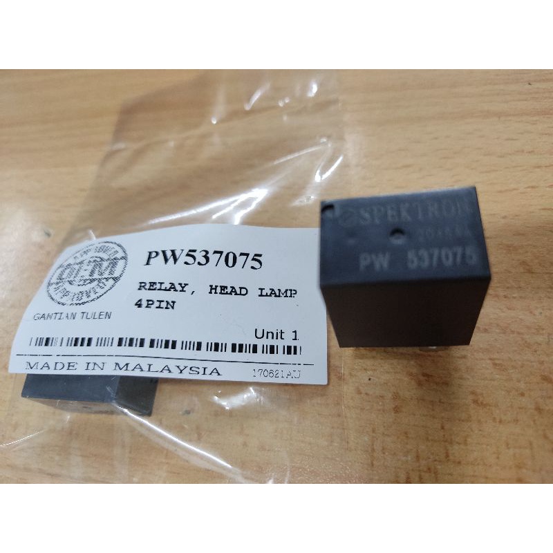 POWER RELAY HEAD LAMP RELAY PROTON WIRA, SAGA , ISWARA, TOYOTA 4PIN ...