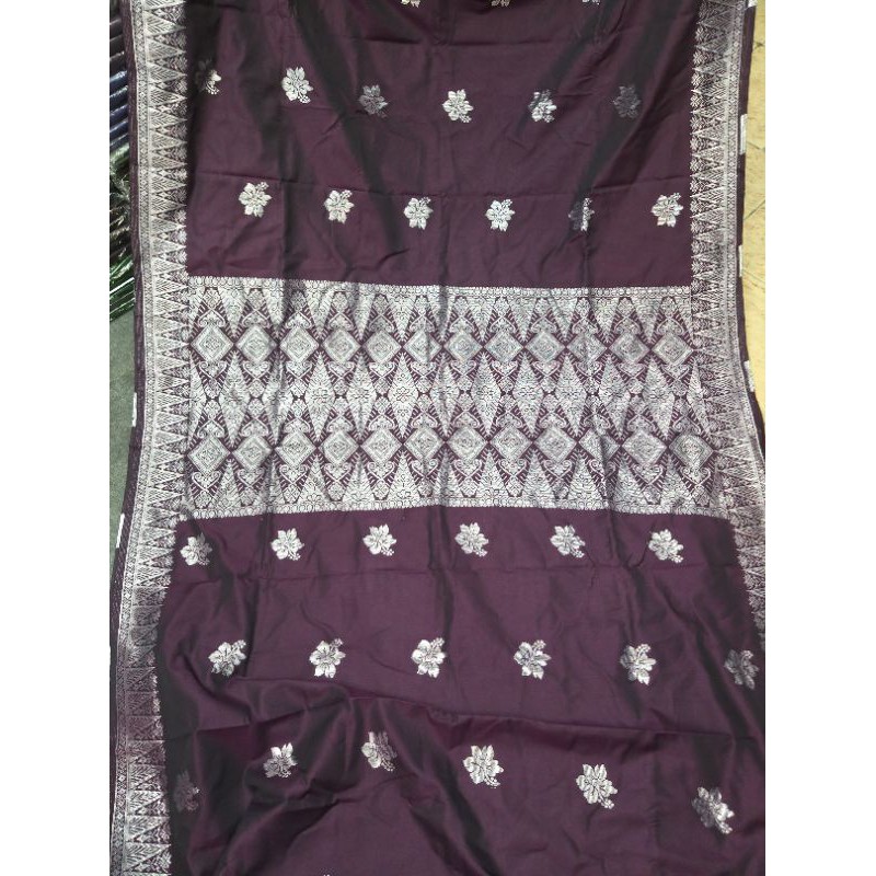 Kain pasang Songket bunga Raya classic kain pasang | Shopee Malaysia