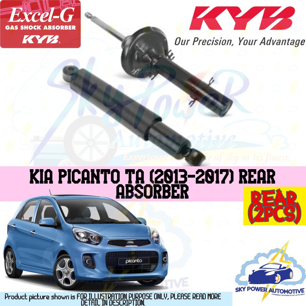 KIA PICANTO TA (2013-2017) KAYABA (KYB) EXCEL-G GAS SHOCK ABSORBER ...