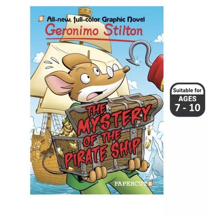 Geronimo Stilton Graphic Novel #17 / The Mystery of the Pirate Ship ...