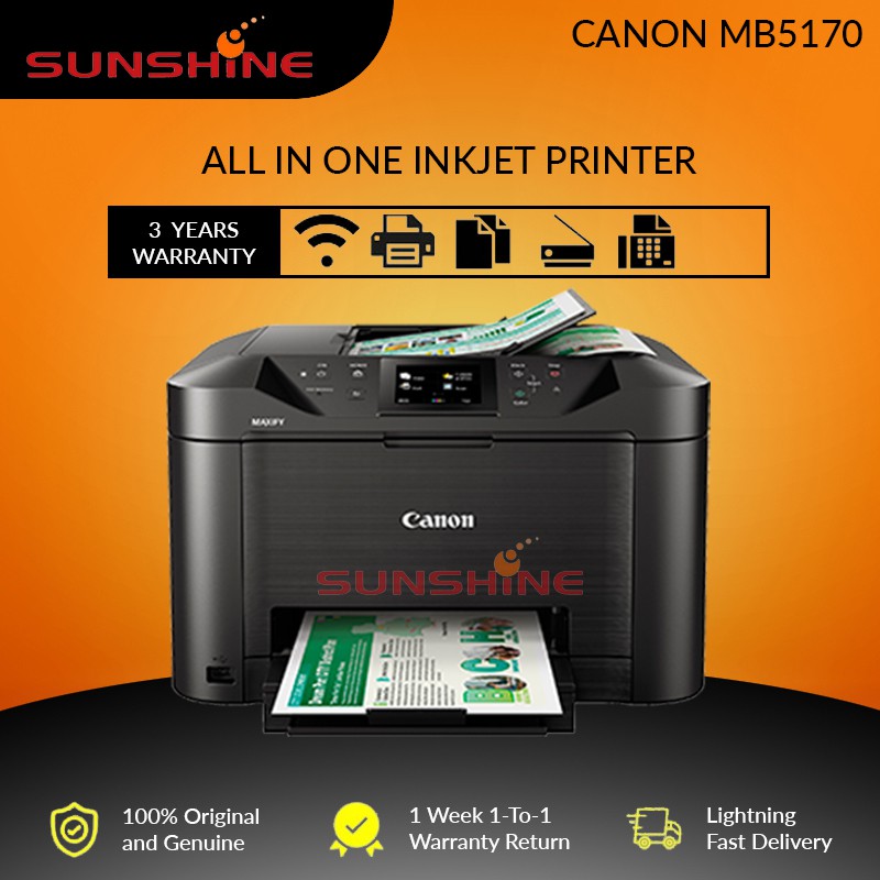 Canon MAXIFY MB5170 High Speed Multi-Function Business Printer | Shopee ...