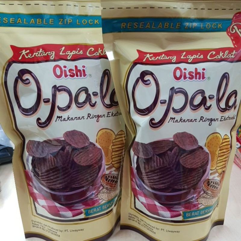 HALAL OPALA Chocolate Potato Chips/OPALA Viral Kentang Lapis Coklat ...