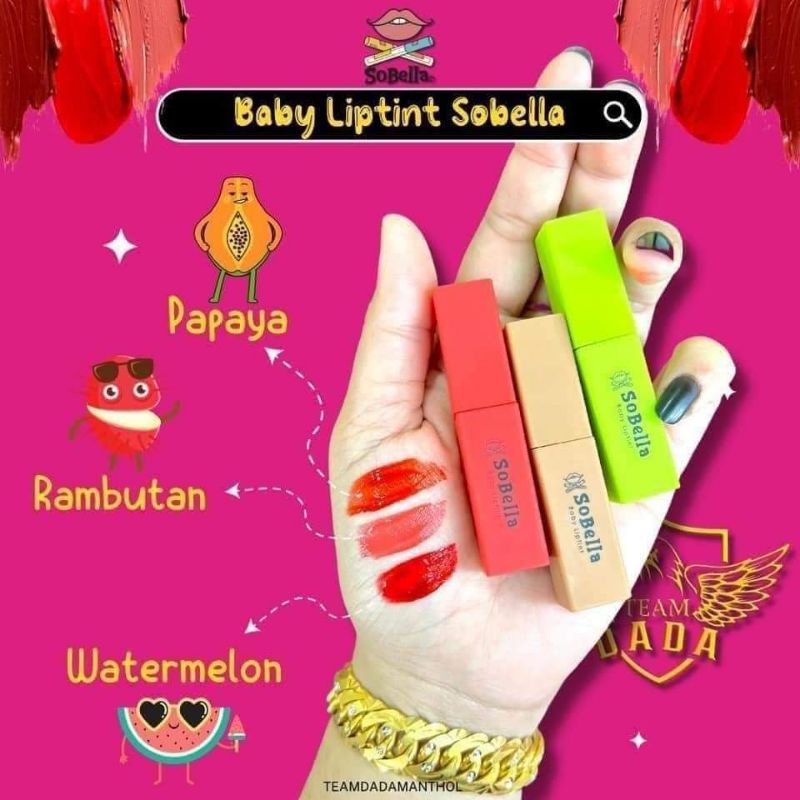 SOBELLA BABY LIPTINT 1.3ML | Shopee Malaysia