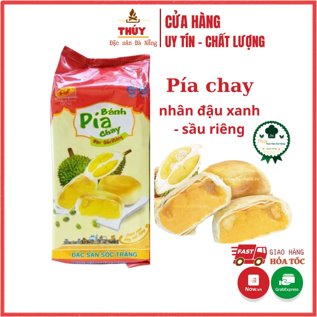 Vegetarian pia cake Vegetarian cake filled with green beans and durian ...