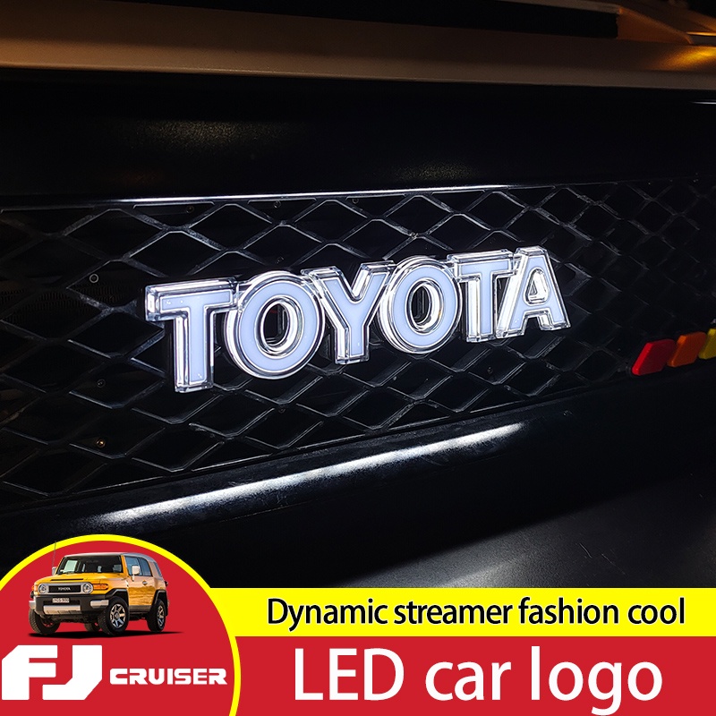 For Toyota FJ CRUISER Decorative Car Logo Fjcruiser with Light LED ...