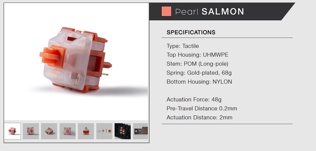 *Clearance* Tecware Pearl Series Mechanical Switches 35pcs - (Pearl ...