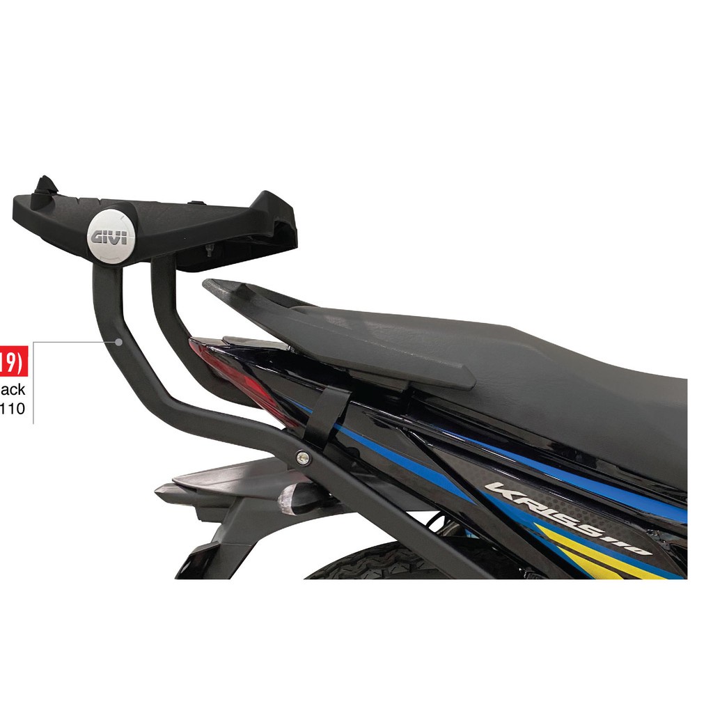 GIVI Monorack J Heavy Duty Rack HRV MODENAS KRISS 110 2019 (MR3) | Shopee Malaysia