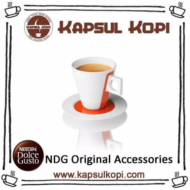 Iconic Porcelain Lungo Cups Original Nescafe Dolce Gusto NDG contains 2 ...