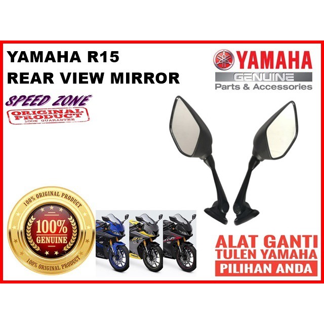 YAMAHA R15 REAR VIEW MIRROR / SIDE MIRROR / R15 / CERMIN TEPI | Shopee ...