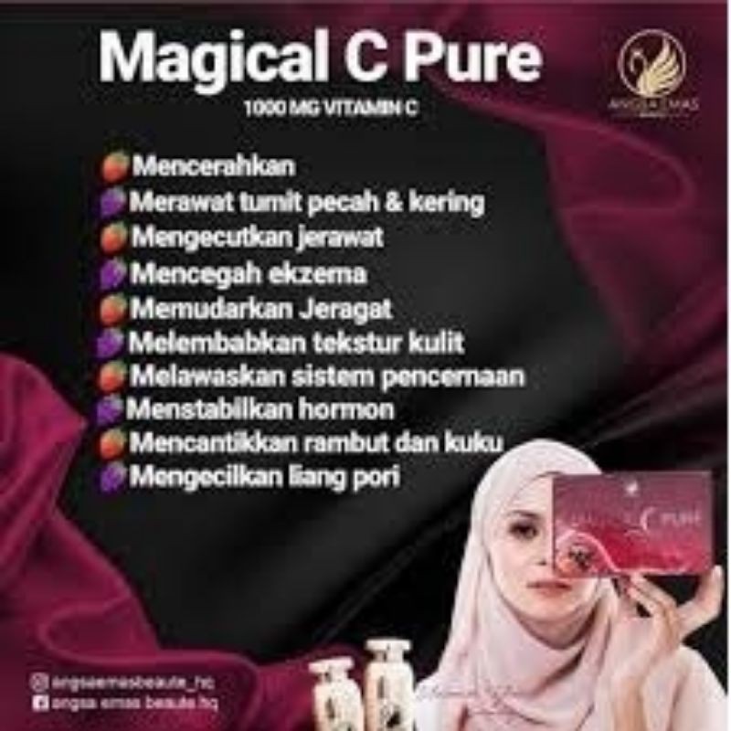MAGICAL C PURE 💯 PURE VITAMIN C ORIGINAL HQ READY STOK | Shopee Malaysia