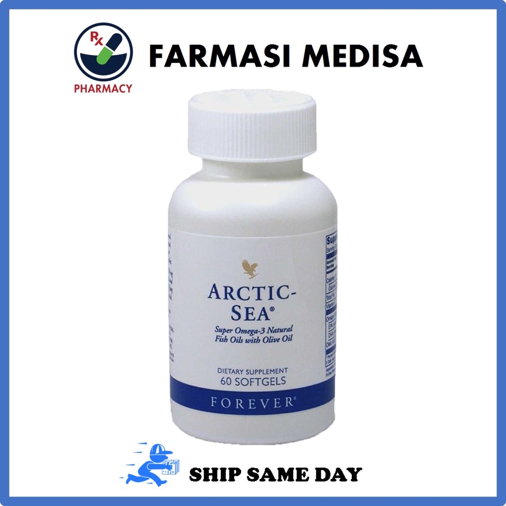 (SHIP SAME DAY) Forever Arctic-Sea Natural Fish Oils with Olive Oil 60 ...