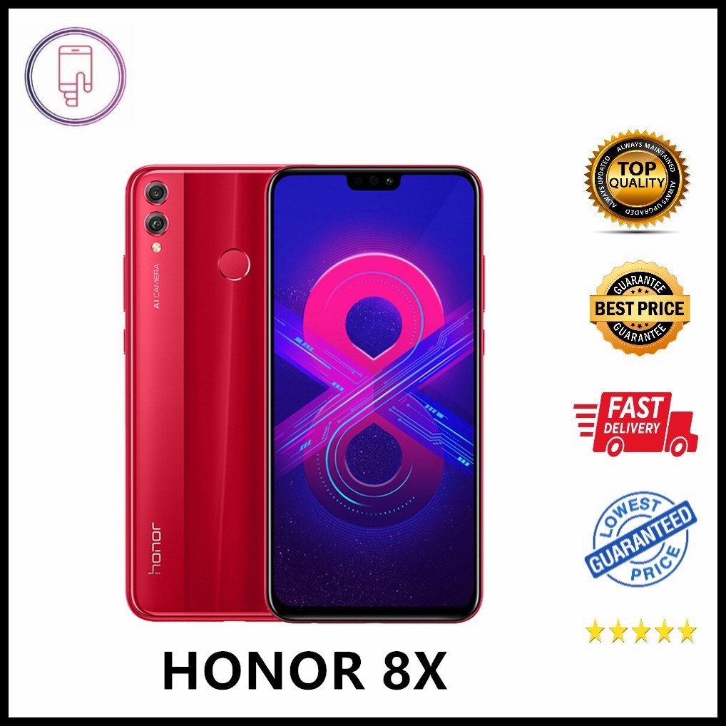 Honor 8X (4GB RAM + 64GB ROM | 6GB RAM + 128GB ROM) Dual Camera LTE ...