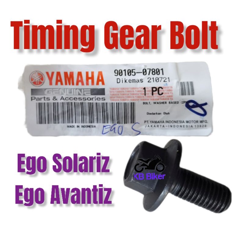 YAMAHA EGO AVANTIZ EGO SOLARIZ 100% Original YAMAHA Cam Gear Timing ...