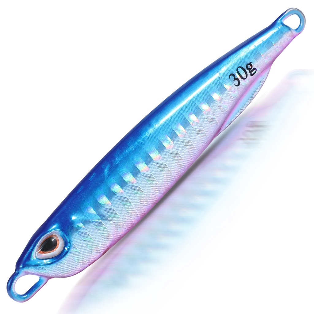 Sougayilang Laser Jigging/Trolling Lead 3D Eyes Jig Slow Metal Spoon Fishing Lure (10g/15g/20g ...