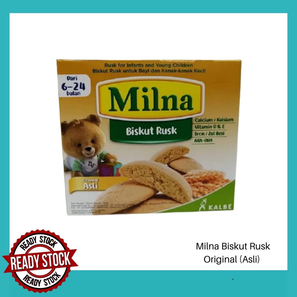 Milna Biskut Rusk Original (Asli, Dari 6-24bulan) | Shopee Malaysia