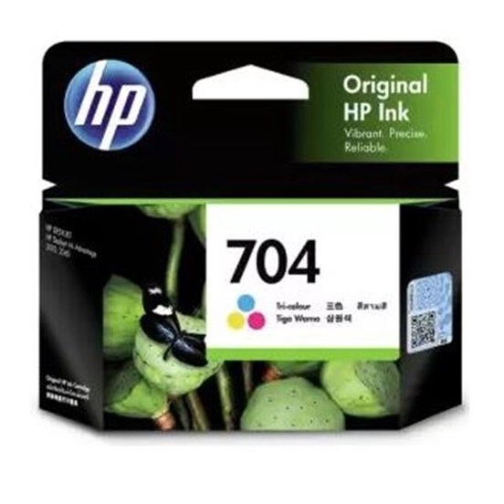 HP 704 Tri-colour Original Ink Advantage Cartridge | Shopee Malaysia