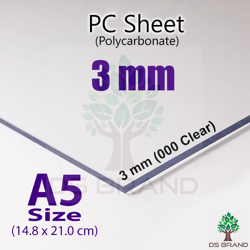 [ PC Sheet ] 3 mm A5 PC Sheet Polycarbonate Sheet | Shopee Malaysia