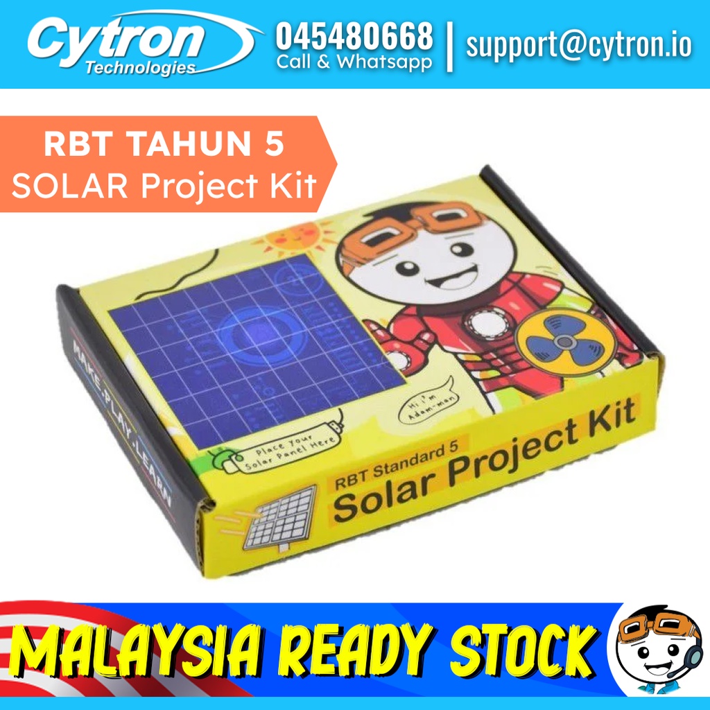 RBT Tahun 5 Solar Project Kit Fan/Light With Guide Book for SK/SJKC ...