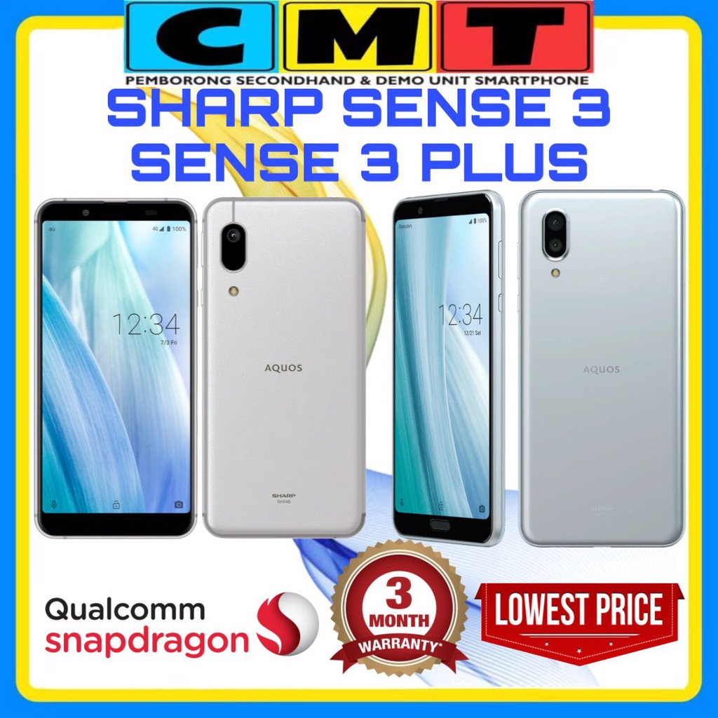 [READY STOCK] SHARP AQUOS SENSE 3, SENSE 3 PLUS, SENSE 3+, SENSE 3 LITE, SENSE 3 BASIC ...