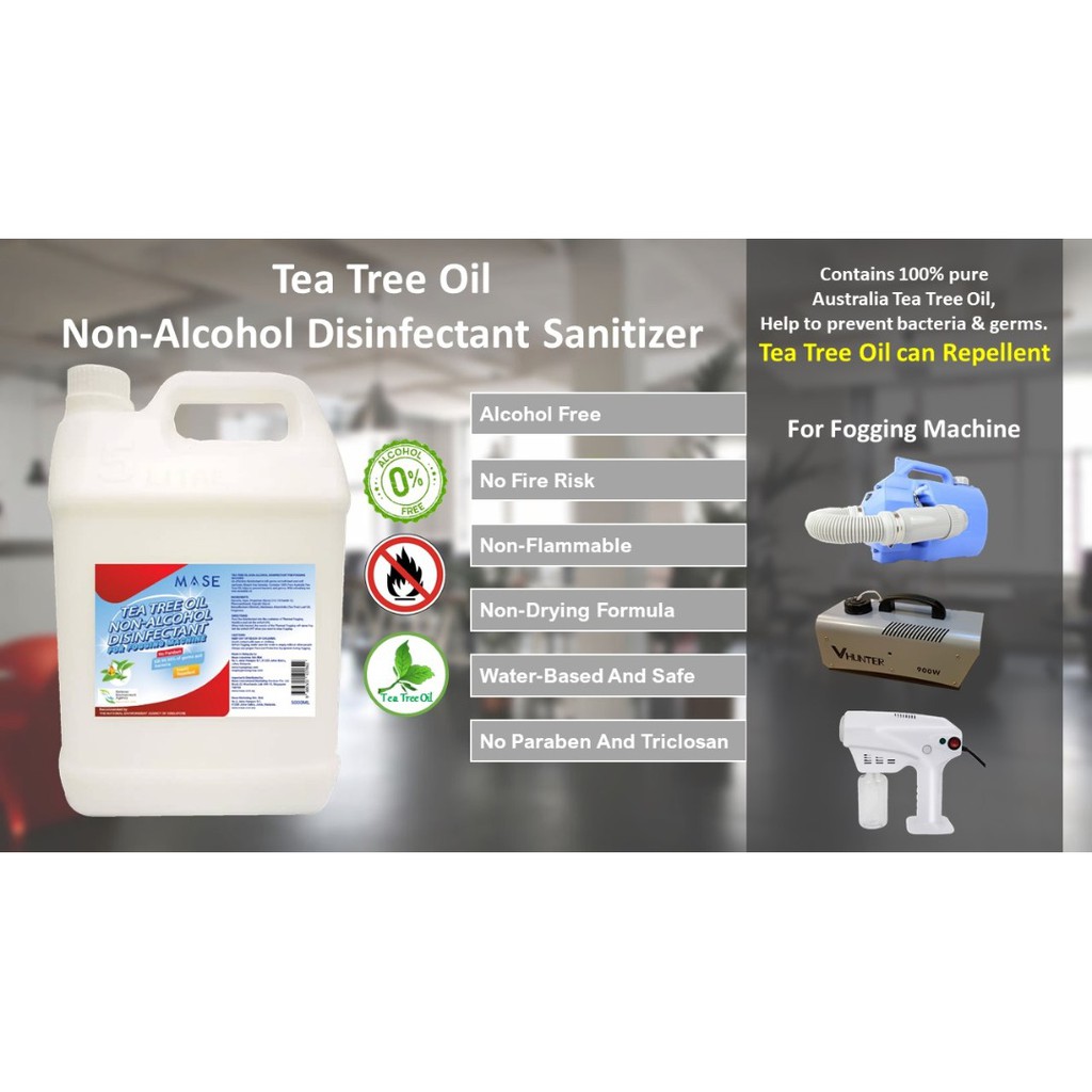 MASE Insect Repellent Disinfectant Sanitizer Tea Tree Oil Non-alcohol ...
