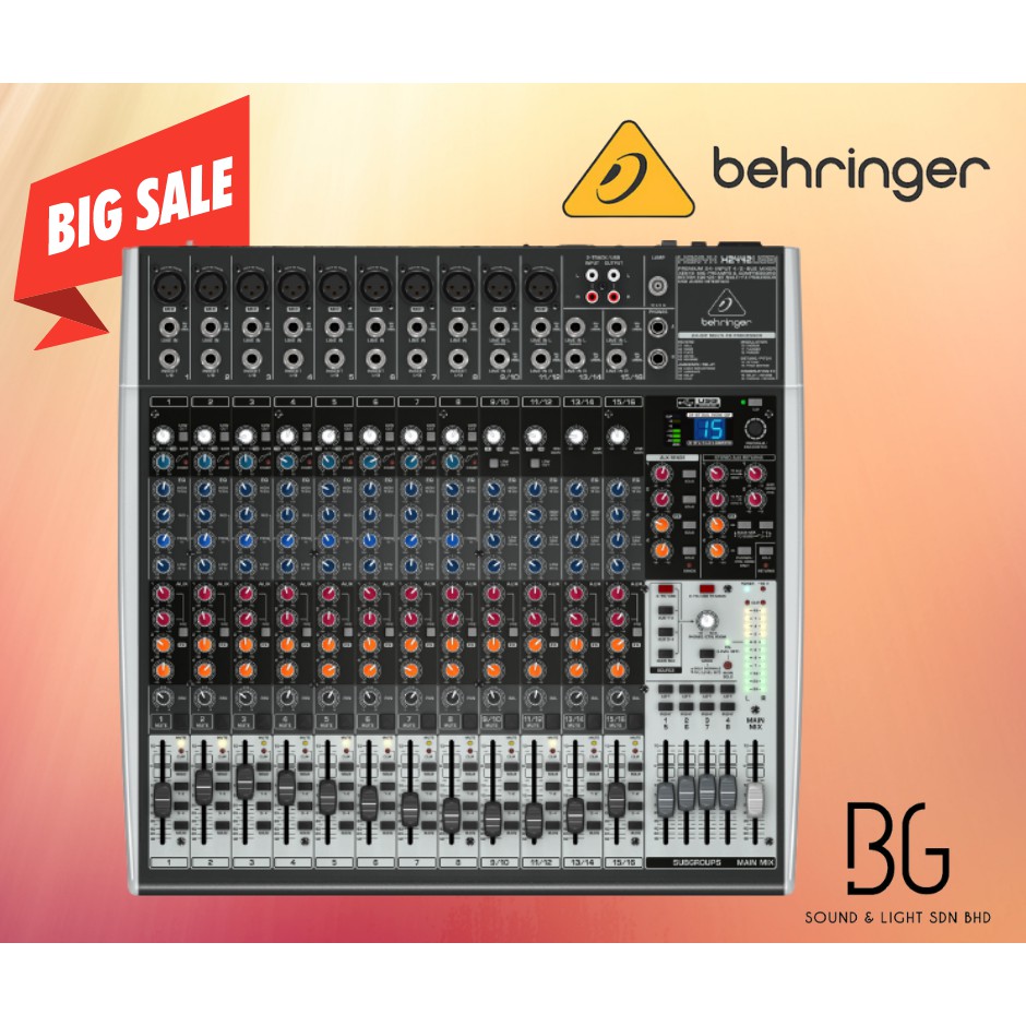 Behringer X2442USB Premium 24-Input 4/2-Bus Mixer with XENYX Mic ...