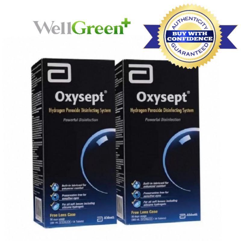 Oxysept Hydrogen Peroxide Disinfecting System 360ml/36 Tablets FREE ...