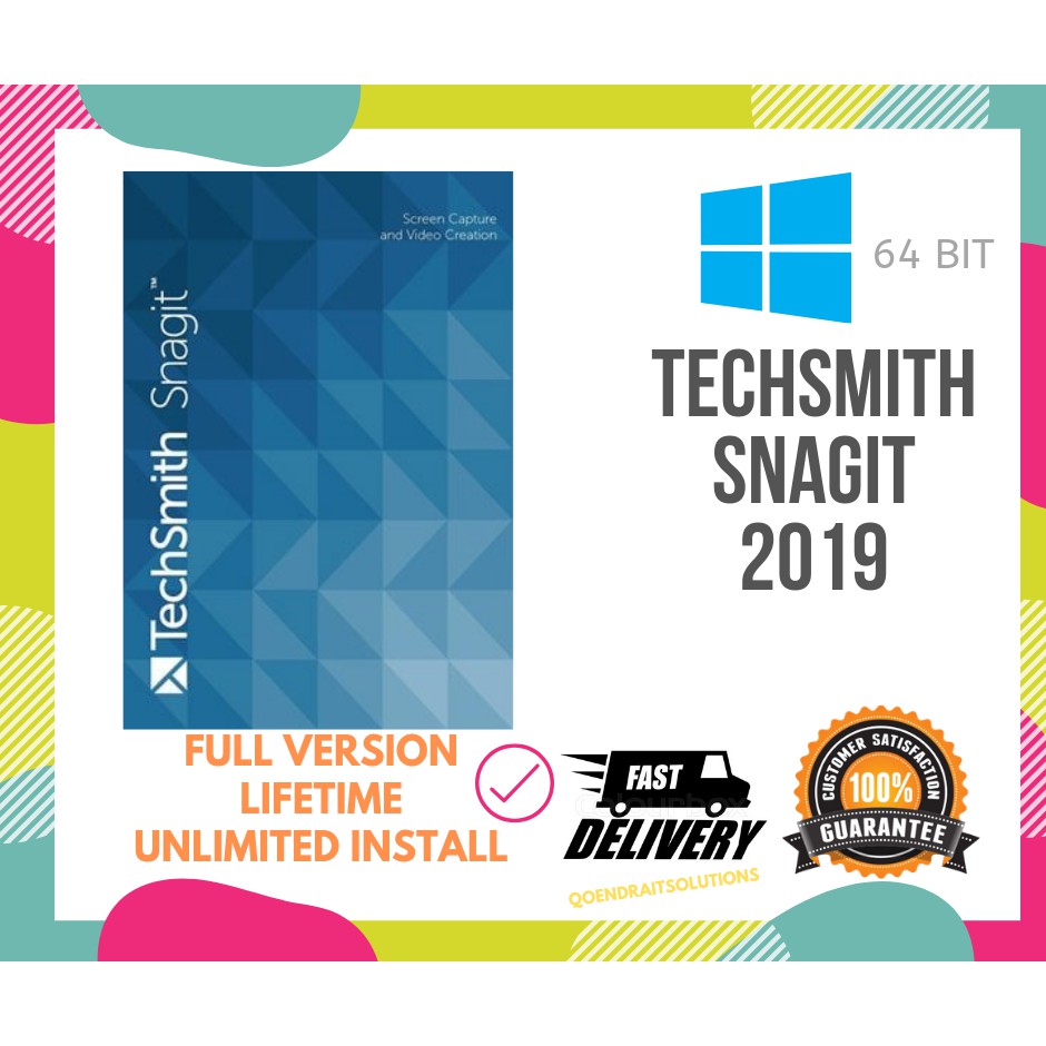 🔥 Techsmith Snagit 2019 | 𝐀𝐜𝐭𝐢𝐯𝐚𝐭𝐞𝐝 | Shopee Malaysia