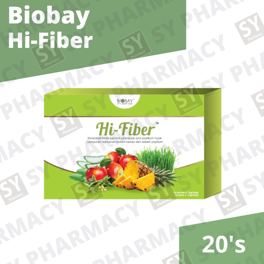 Biobay Hi-Fiber 20's (Exp: 07/2026) | Shopee Malaysia